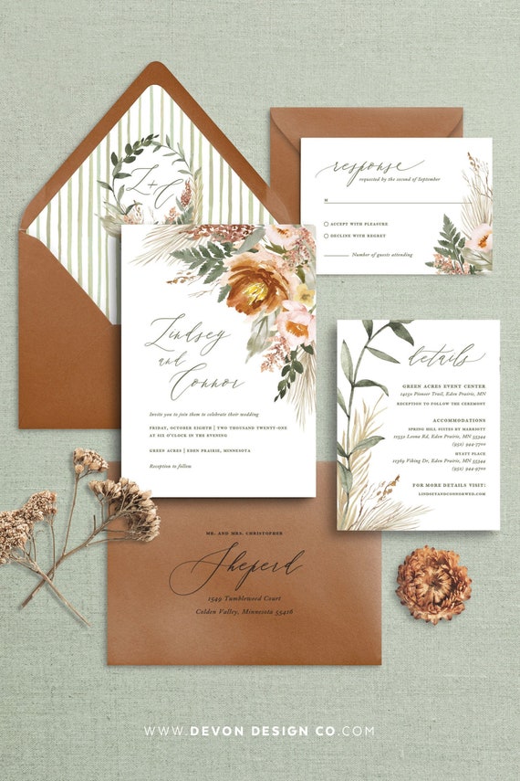 Desert wedding invitations 60 photos - Astyledwedding.com