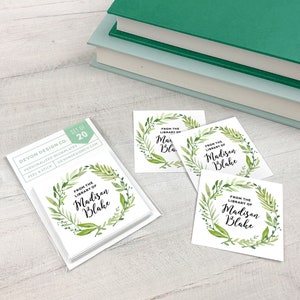 Custom Book Labels, Custom Bookplate Stickers, 2 Inch Set of 20, Book ...