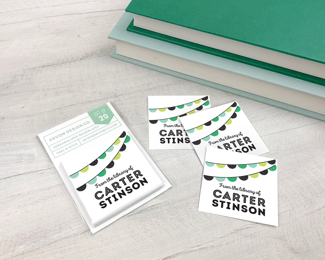 Personalized Bookplates Gift for Readers Kids Bookplates - Etsy