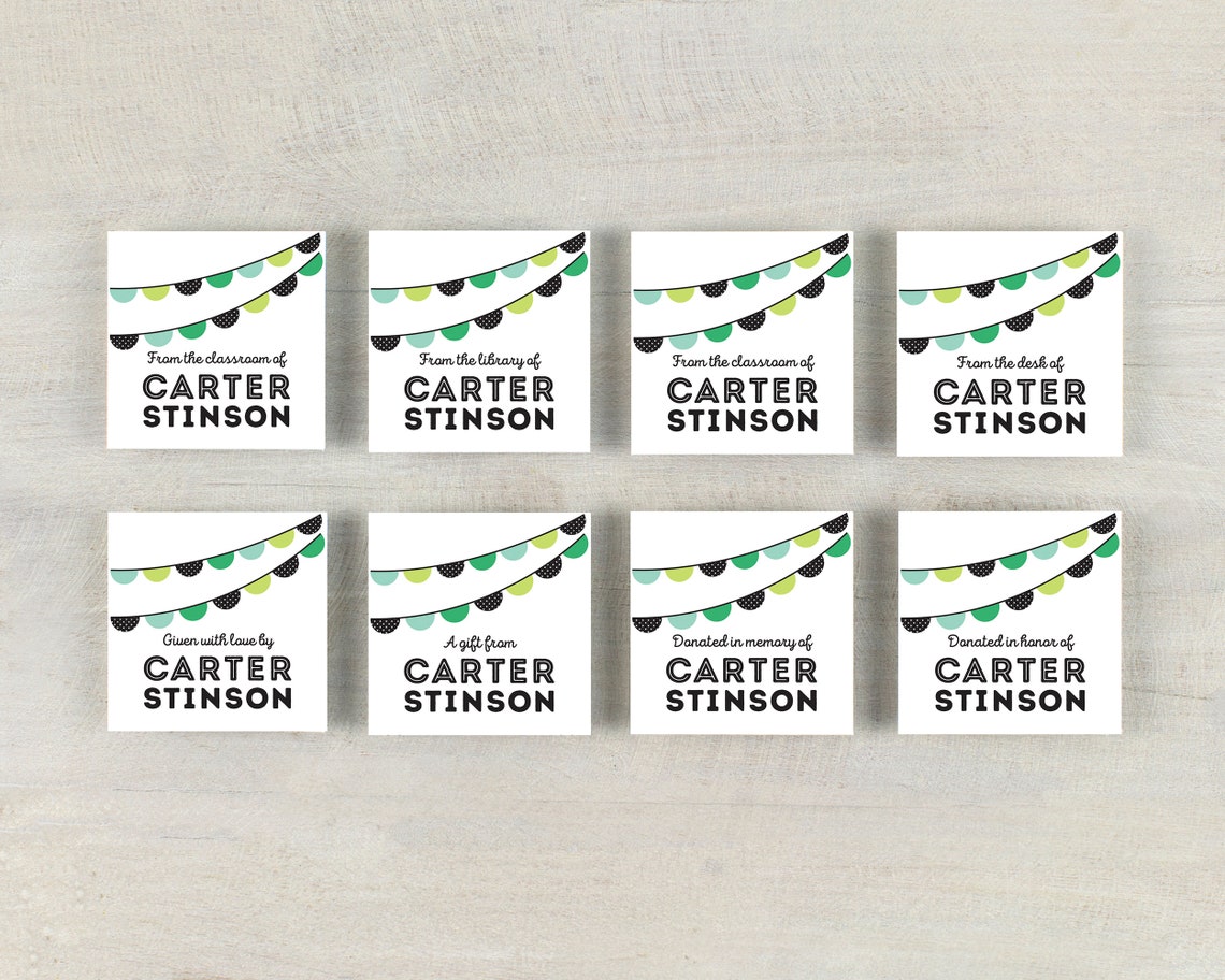 Personalized Bookplates Gift for Readers Kids Bookplates - Etsy