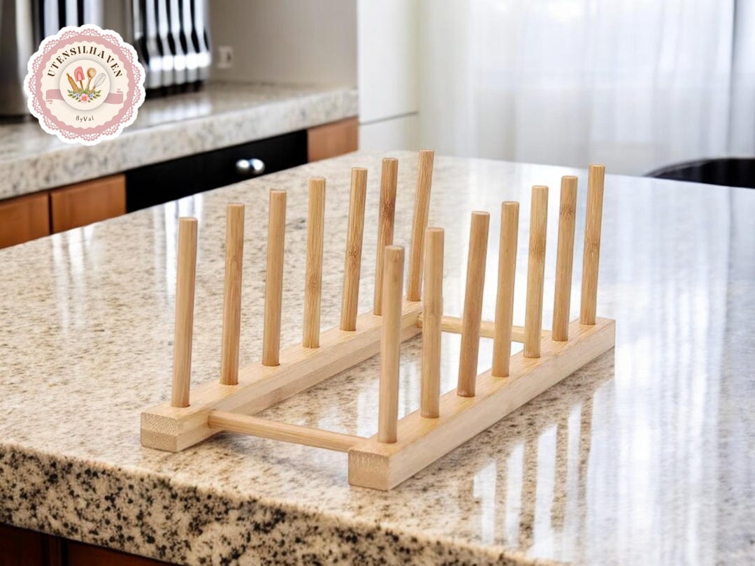 Table Countertop Plate Rack | Storage Accessories Organizer | Living ...