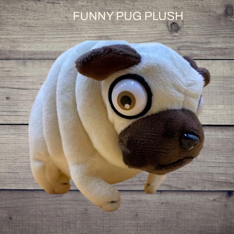Pug Stuffed Animal - Etsy