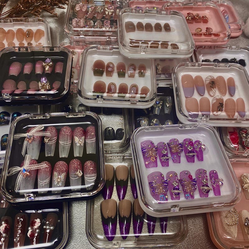 Fake Nail Boxes - Etsy