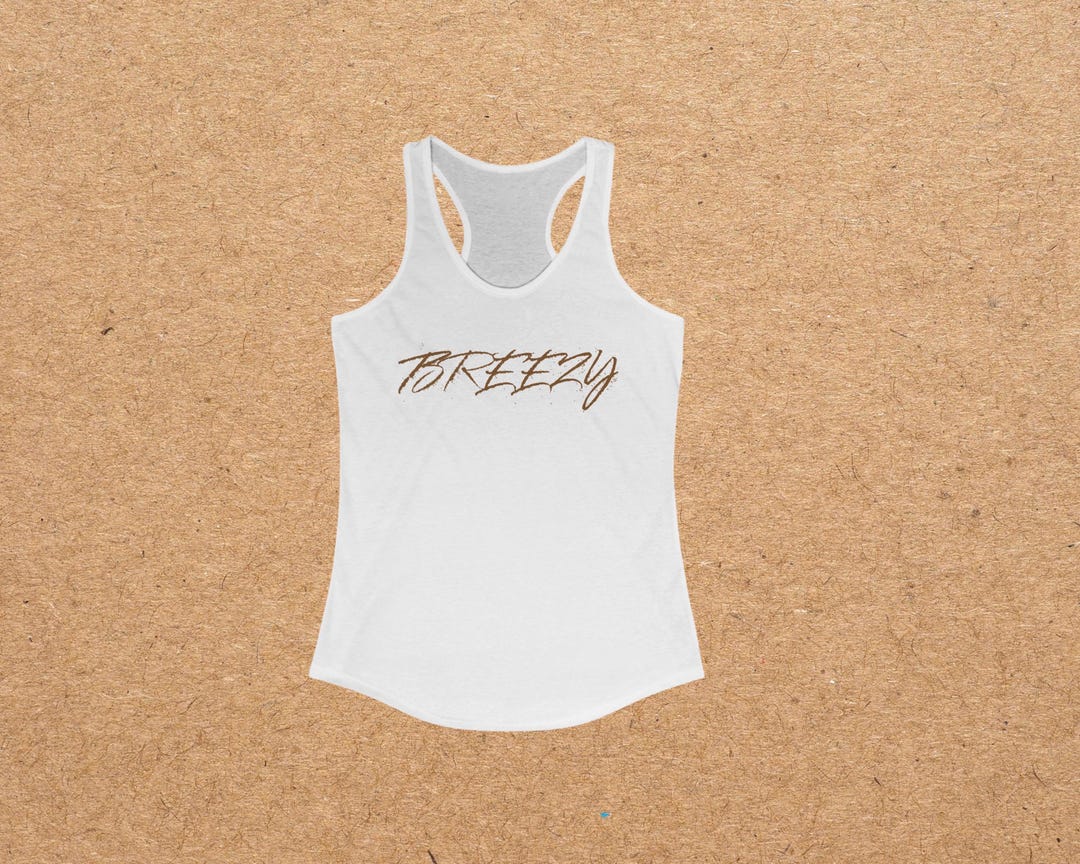 Women's Breezy-inspired Tank Top for Chris Brown Fans Summer 2025 ...
