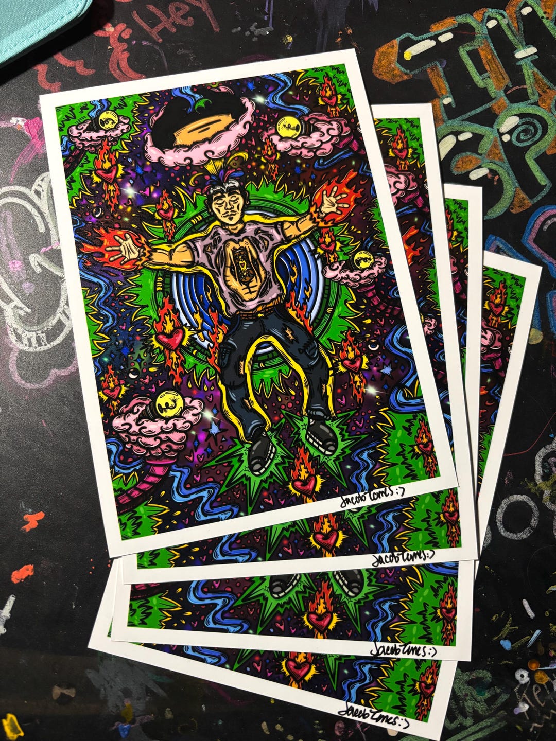 Feel the Fire Prints - Etsy