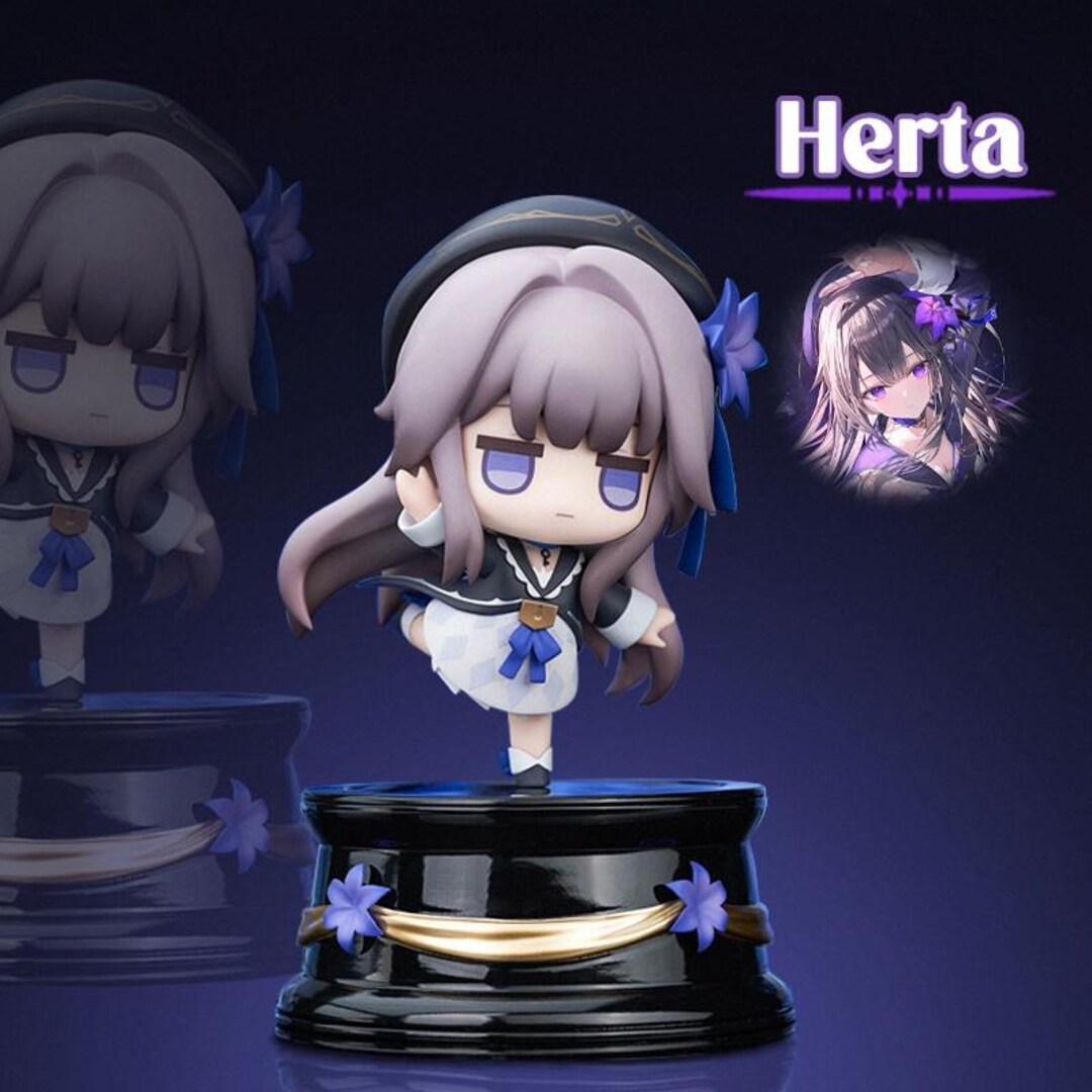 Herta Honkai Star Rail Rotary 3D Figure Highly Detailed Figure 3D ...