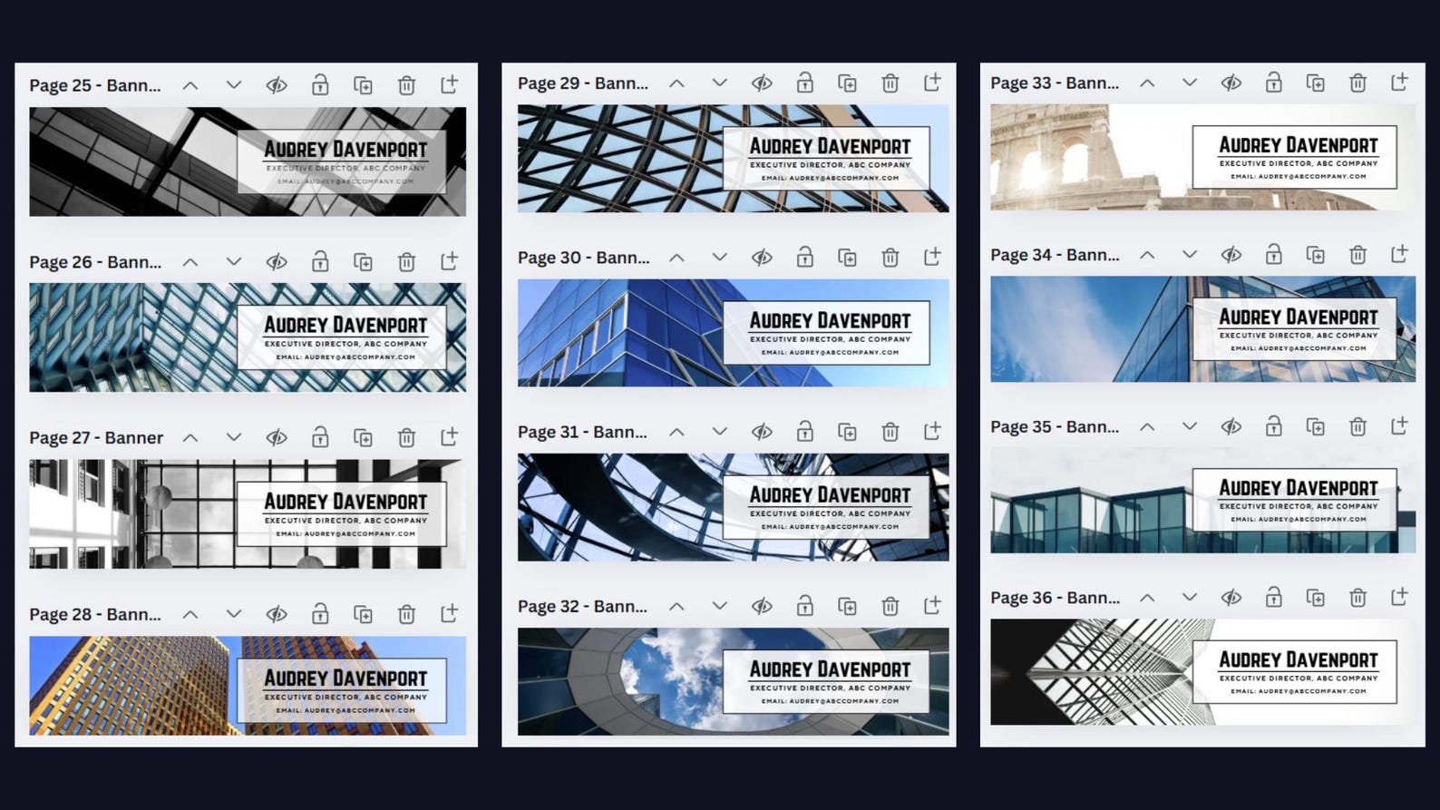 Linkedin Banner Template: Executive Personal Branding (digital Download ...