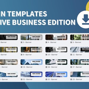 Linkedin Banner Template Bundle: Professional Branding for Executives ...