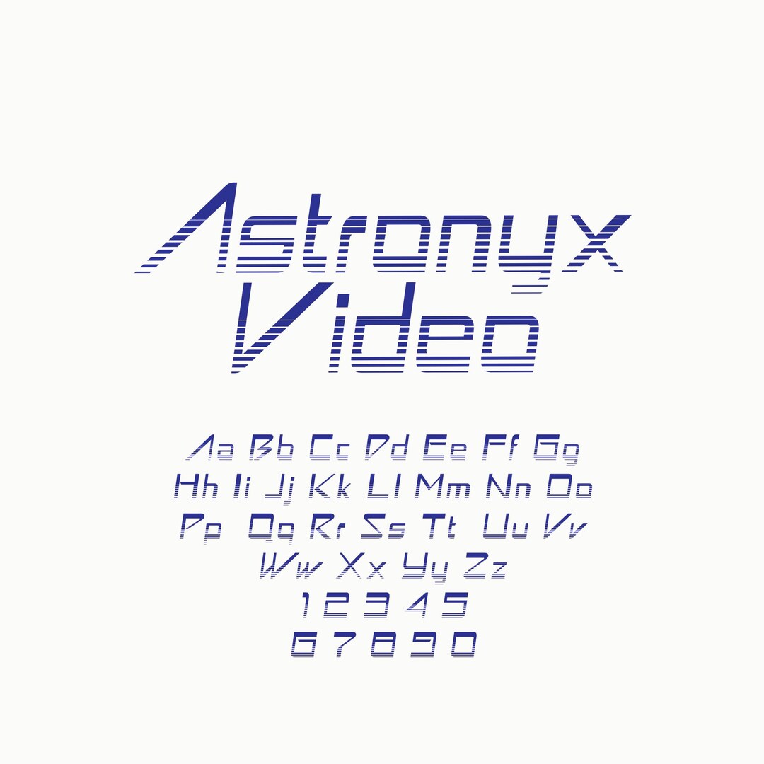 Space Font, Sci-fi Font, Futuristic Font, Canva Font, Procreate Font ...