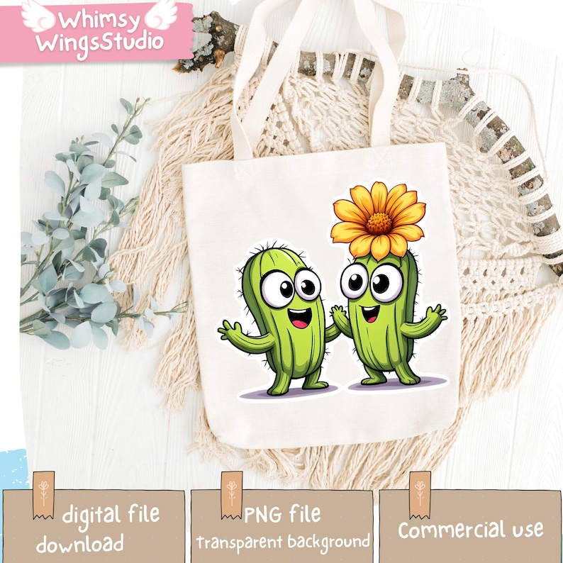 80+ Watercolor Cute Cartoon Cactus Clipart Bundle | Desert Graphics ...