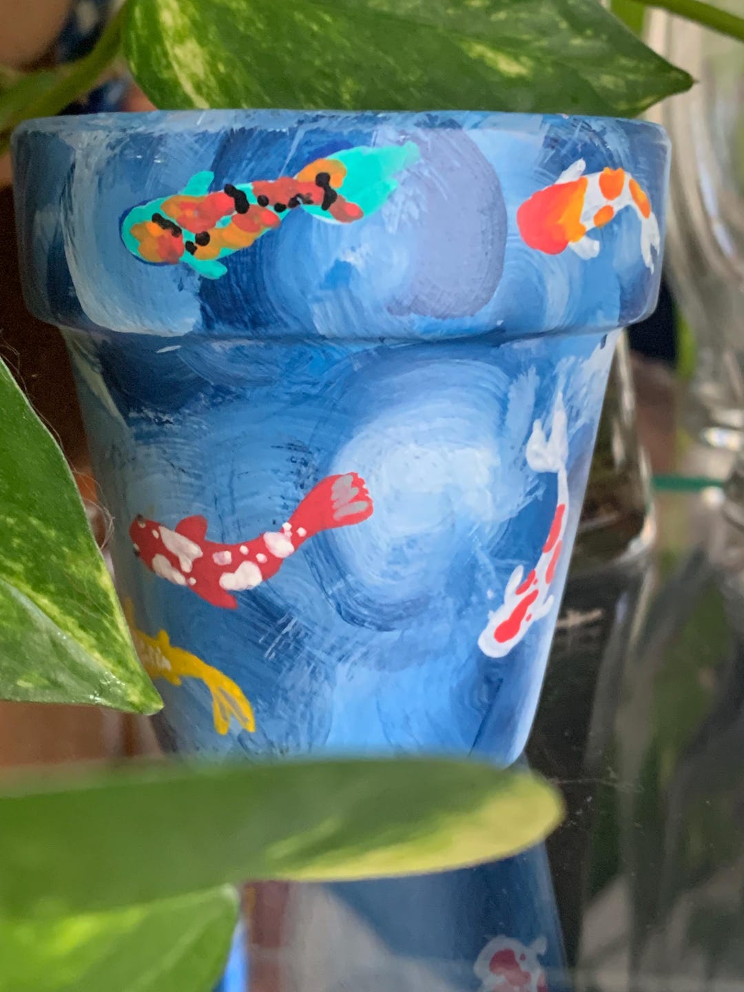 Koi Fish, Flower Pot, Fish Flower Pot, Succulent Planter, Fish - Etsy