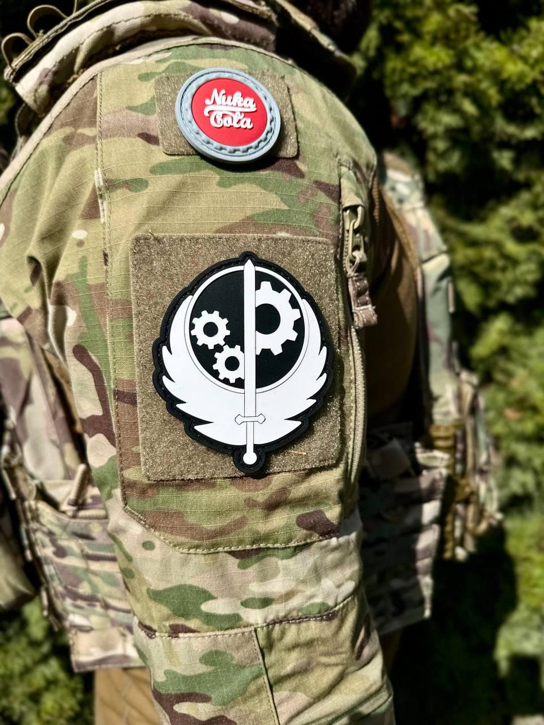 Fallout PVC Patch Set: Brotherhood of Steel & Nuka Cola - Etsy