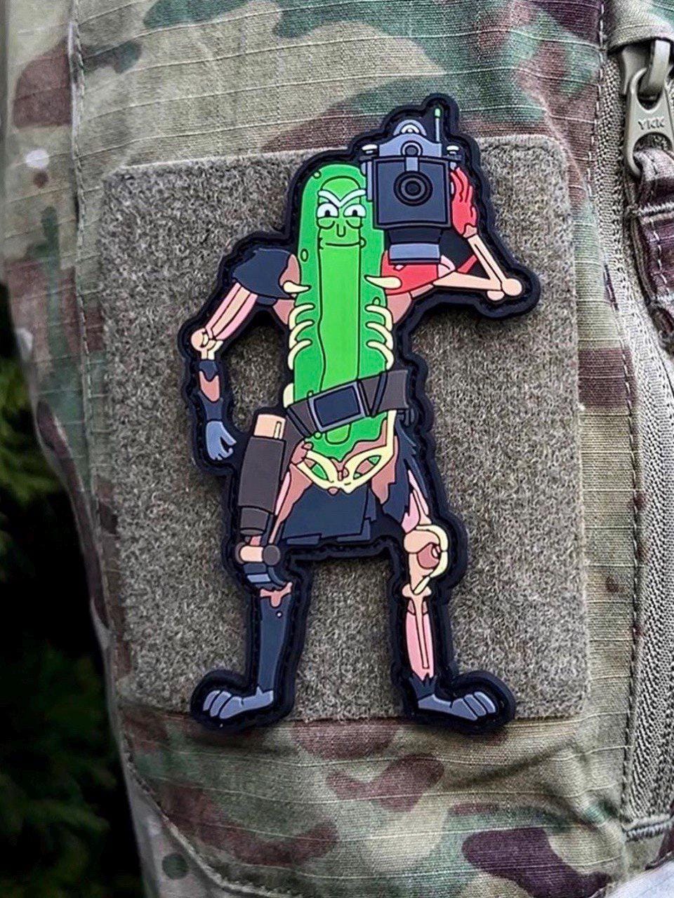 PVC Patch Cartoon, Pickle, Tactical Moral Patch - Etsy