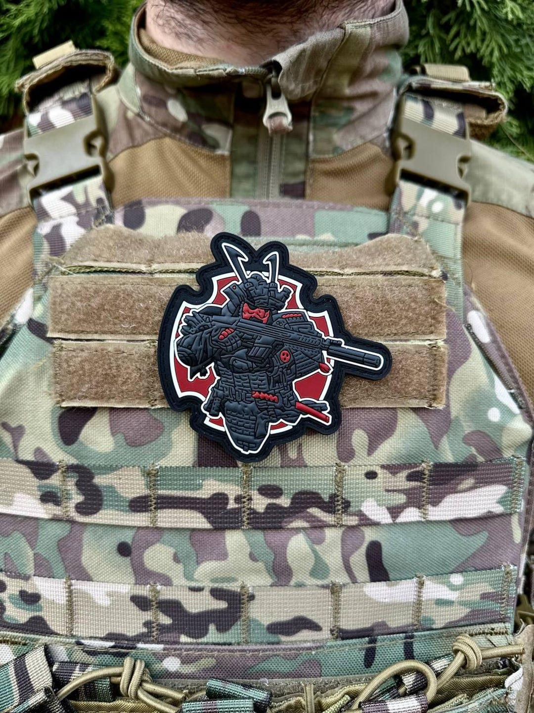 PVC Patch Samurai, Tactical Moral Patch - Etsy