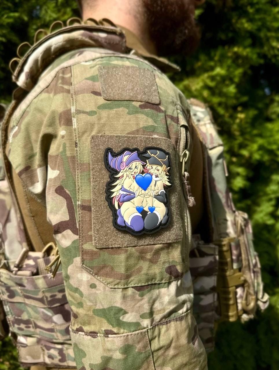 3D PVC Anime Girls Patch: Waifu Tactical Morale Patch - Etsy