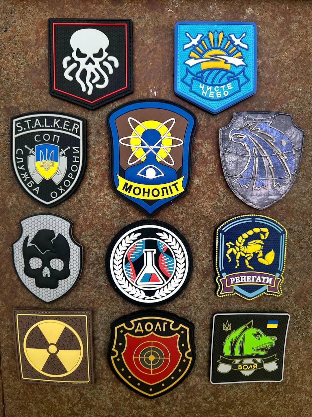 PVC Stalker Patch Set: Video Game Tactical Morale Patches - Etsy