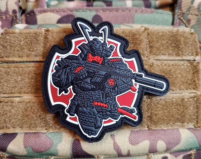 PVC Patch Samurai, Tactical Moral Patch - Etsy