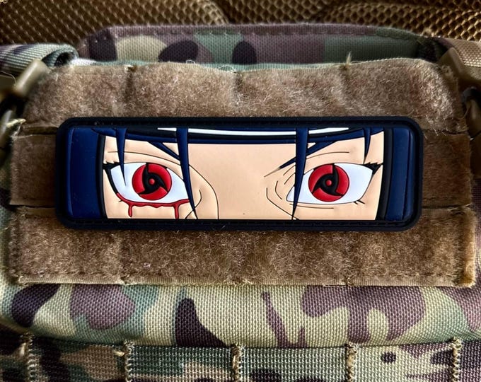 PVC Patch Anime Eyes, Manga Patch, Tactical Moral Patch - Etsy
