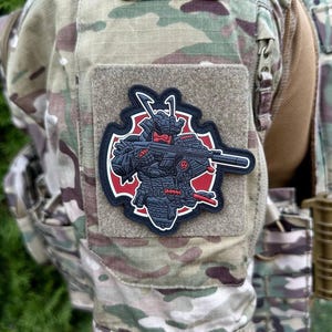 PVC Patch Samurai, Tactical Moral Patch - Etsy