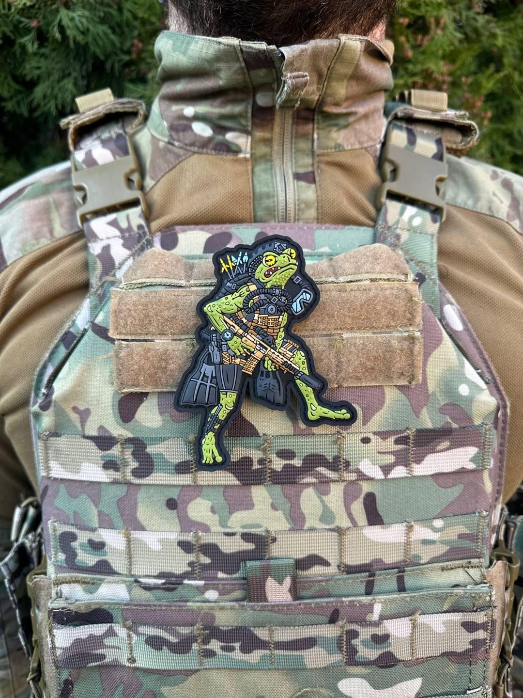 PVC Army Velcro Patch Tactical Amphibian Trooper, Tactical Moral Baidge - Etsy