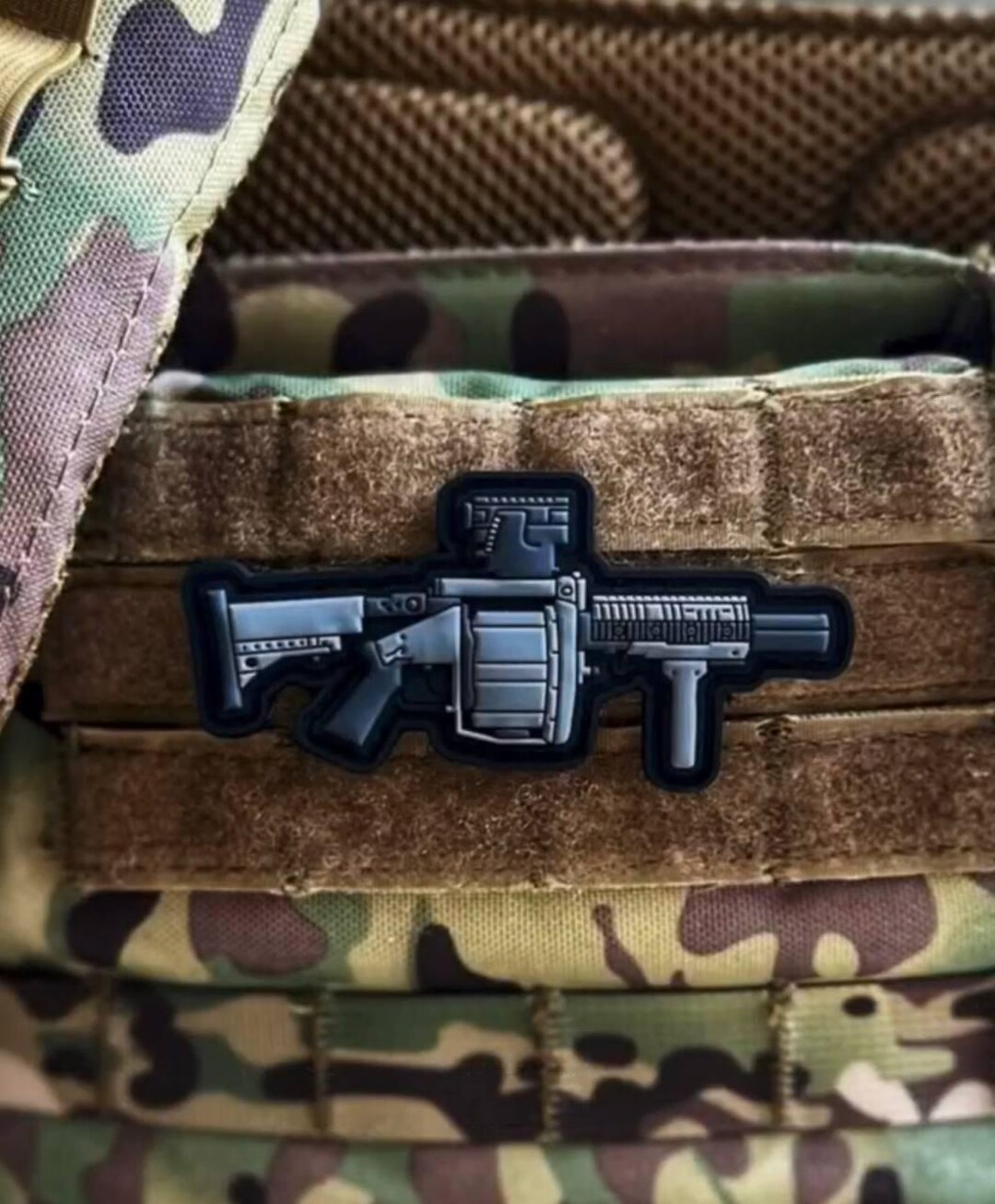 PVC Patch Milkor MGL, Multiple Gerande Launcher, Grenade, Weapon ...