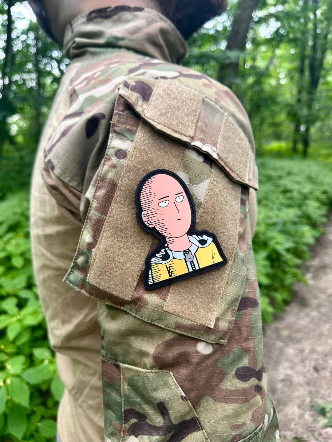 PVC Patch One-punch Man, Tactical Moral Patch, Anime Patch, Manga - Etsy