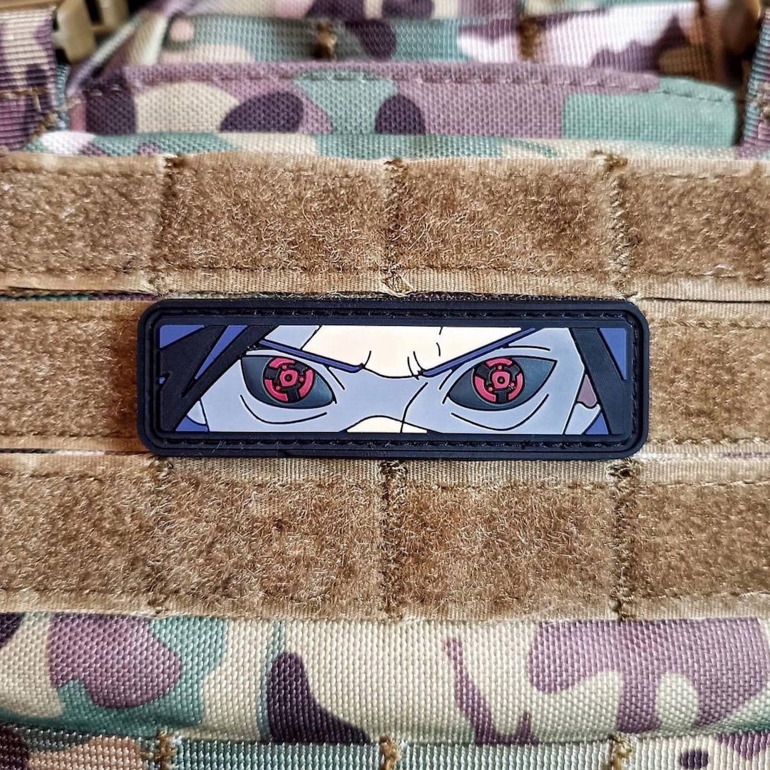 3D PVC Velcro Patch Anime Eyes, Tactical Moral Patch - Etsy