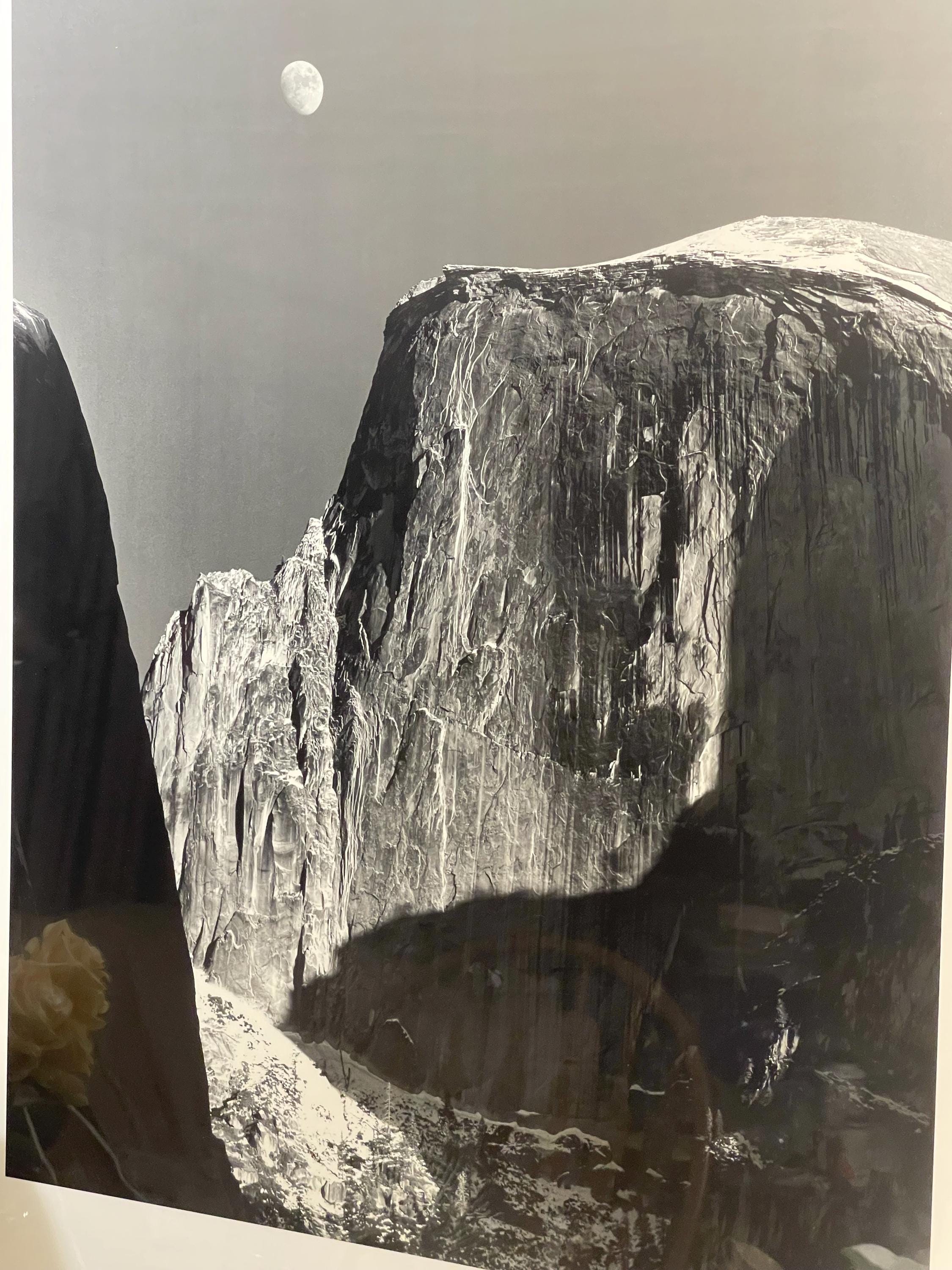 Ansel Adams' Iconic Photograph "moon and Half Dome" Taken in Yosemite ...