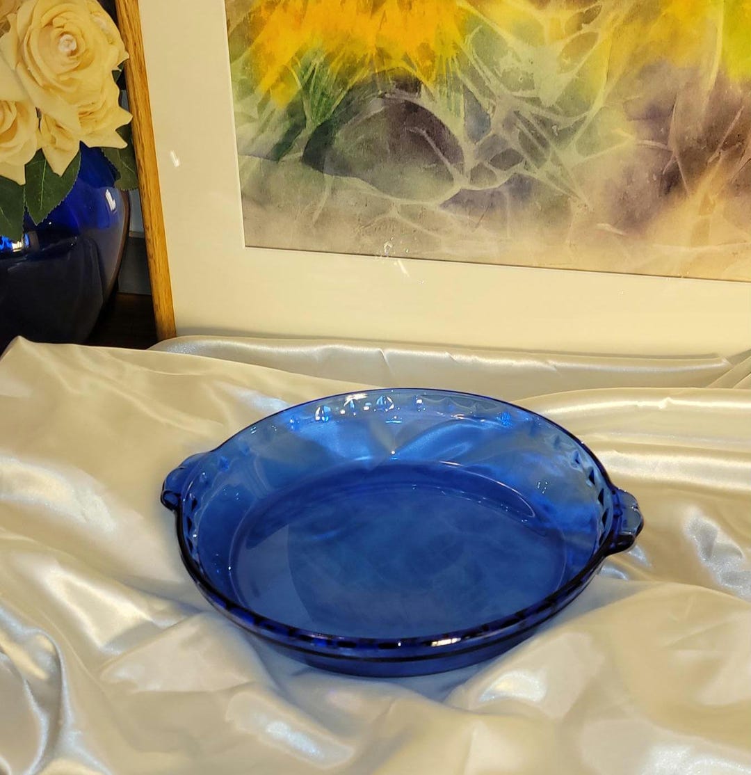 Blue Pyrex Deep Pie Dish - Etsy