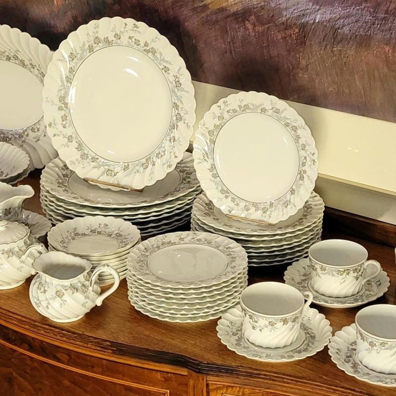 Antique China Set - Etsy
