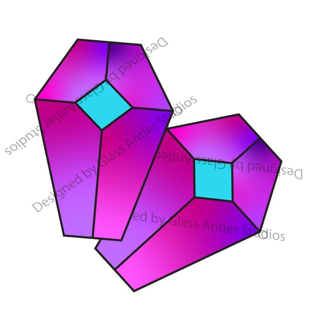 Coffin Stained Glass Digital Download Pattern - Etsy