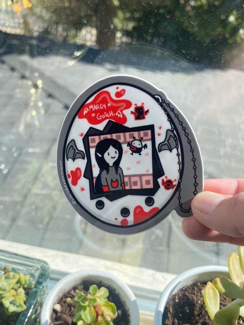 Adventure Time Marceline Tamagotchi Sticker - Etsy