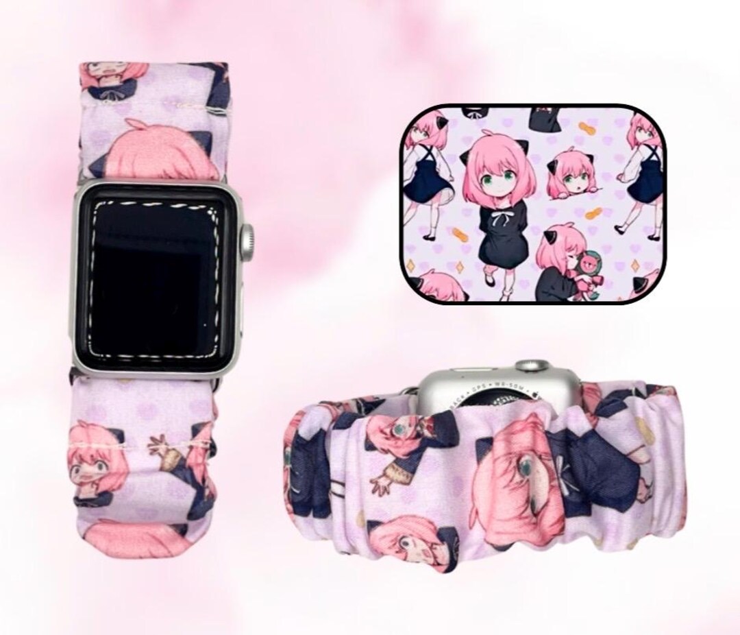 TV Anime Family Series Themed Fabric Scrunchie Smart Watch Wristband - Etsy