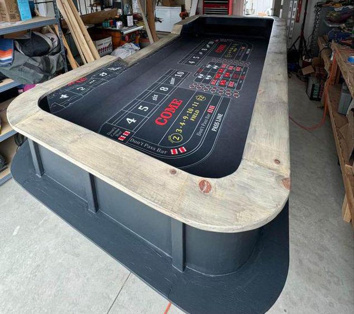 10 Foot Craps Table - Etsy