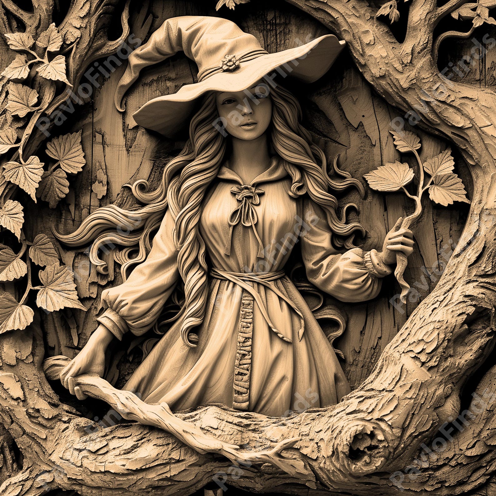 Laser Burn Engraving, PNG Digital File, 3D Illusion Image Photo, Wood ...
