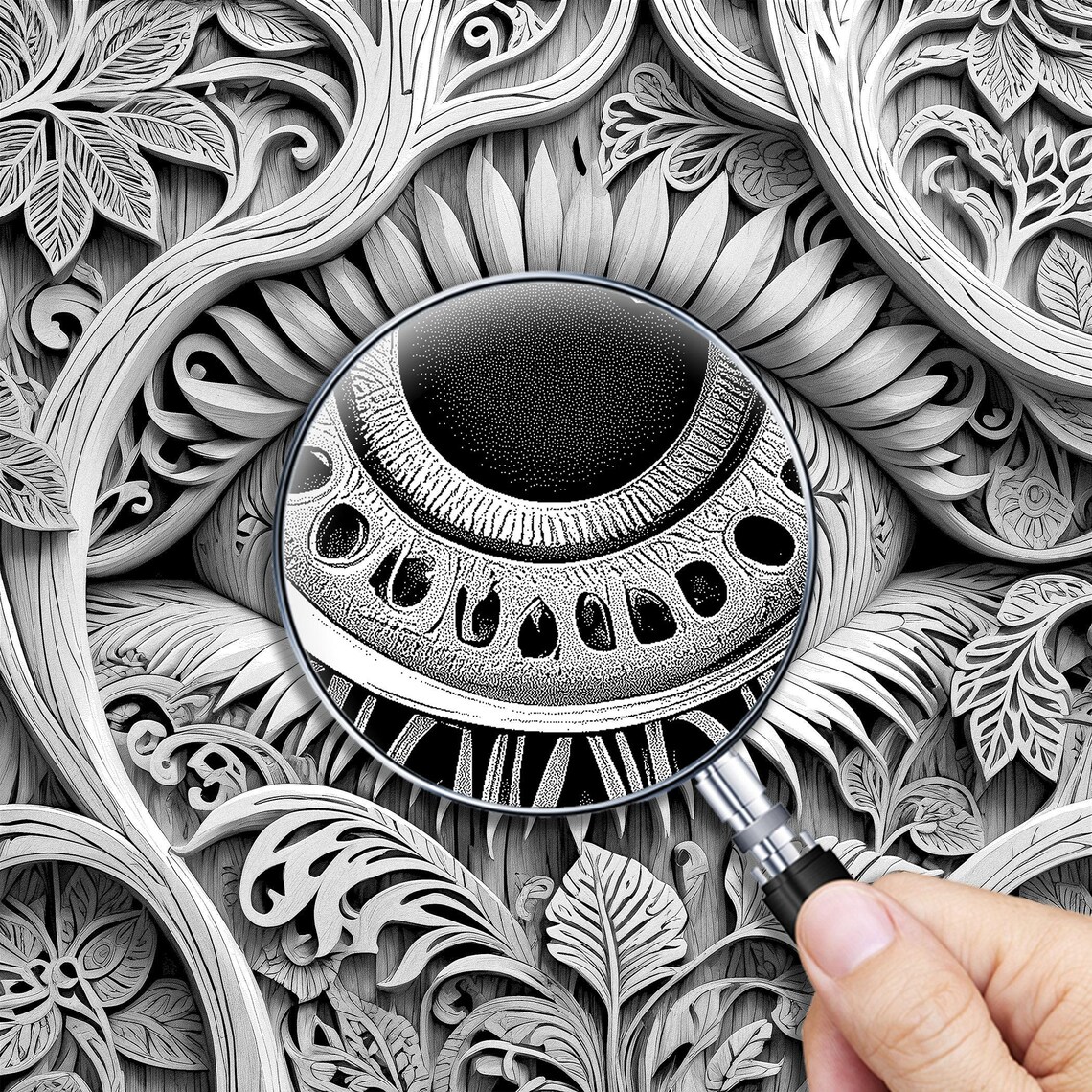 Laser Engrave Burn PNG Files, 3D Illusion Image Photo, Wood Cut Carve ...