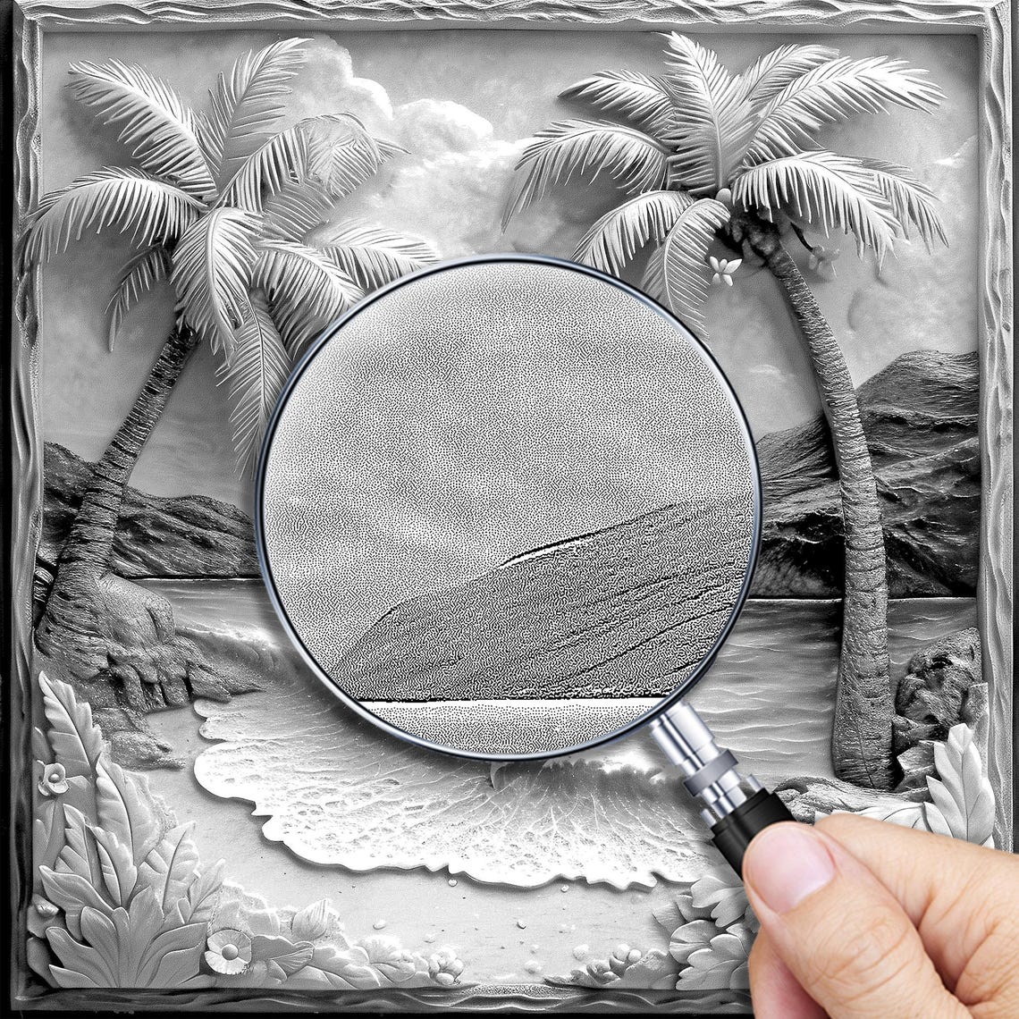 Laser Burn Engraving PNG File, 3D Illusion Image Photo Picture, Wood ...