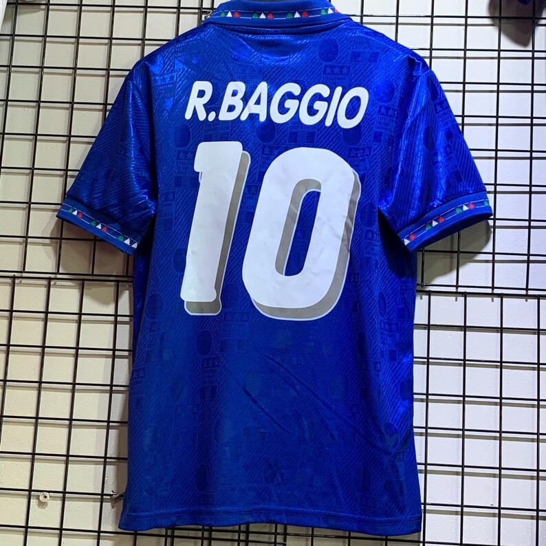 Italy 1994 Retro Football Shirt Vintage Soccer Jersey Kit Maglia Calcio ...