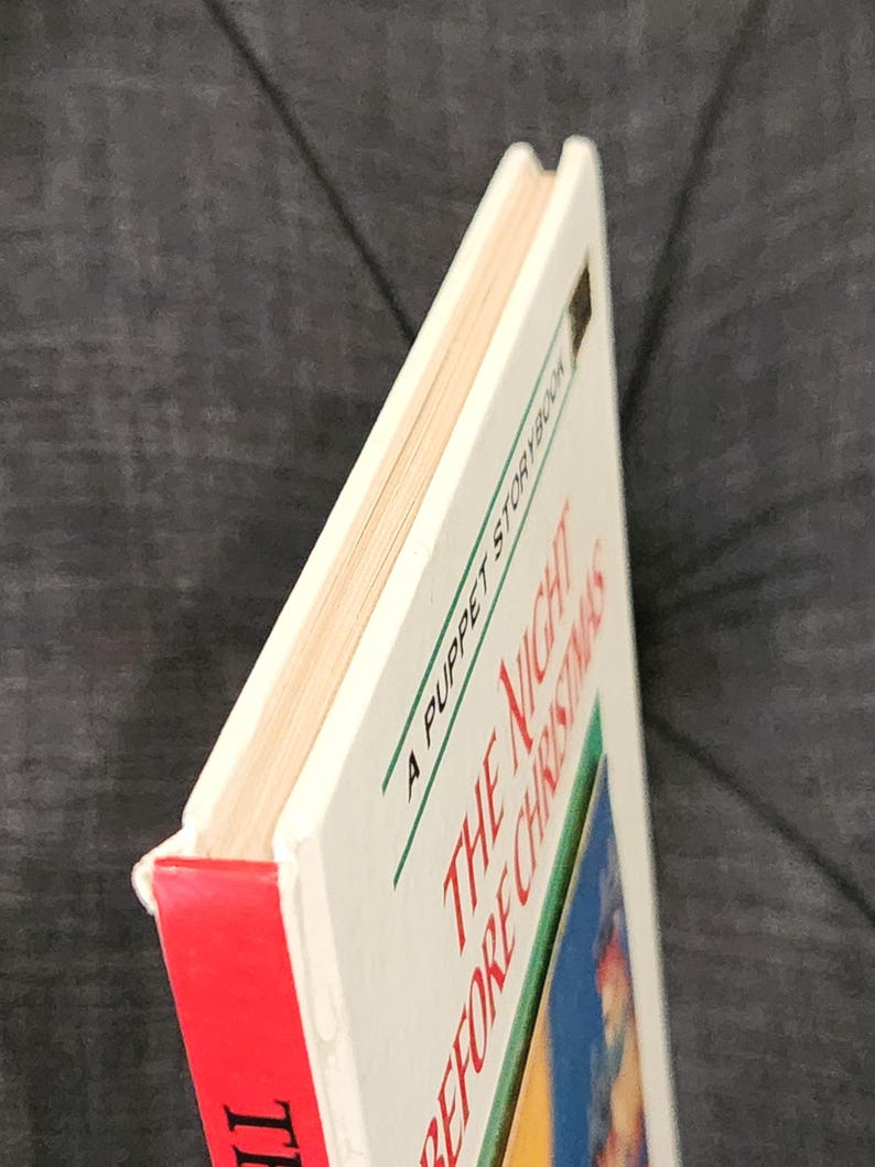 The Night Before Christmas A Puppet Storybook ~ 1969 Boardbook ...