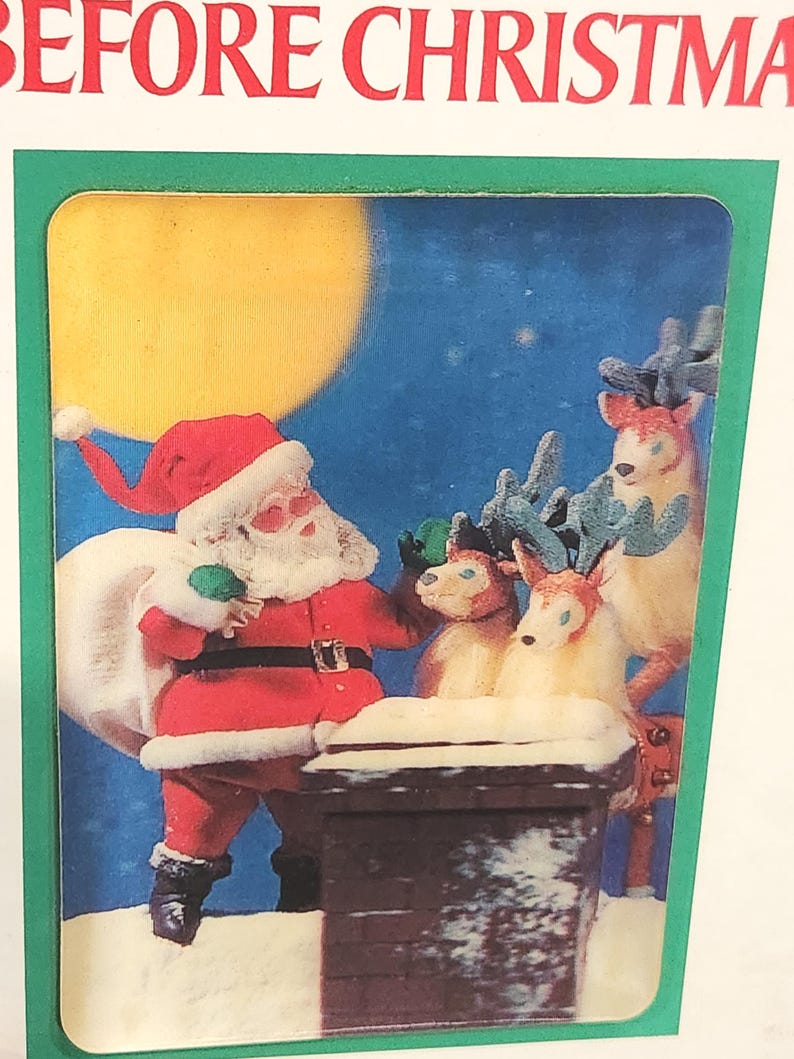 The Night Before Christmas A Puppet Storybook ~ 1969 Boardbook ...