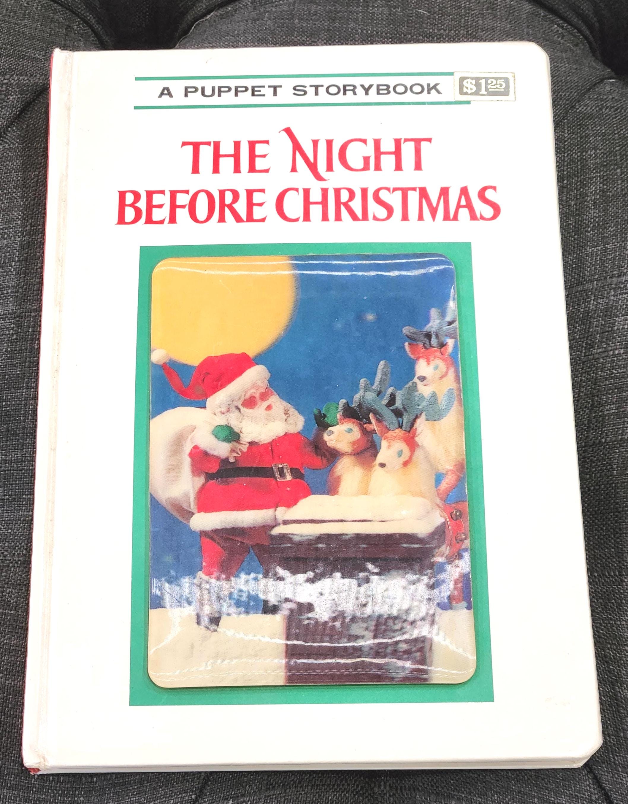 The Night Before Christmas A Puppet Storybook ~ 1969 Boardbook ...