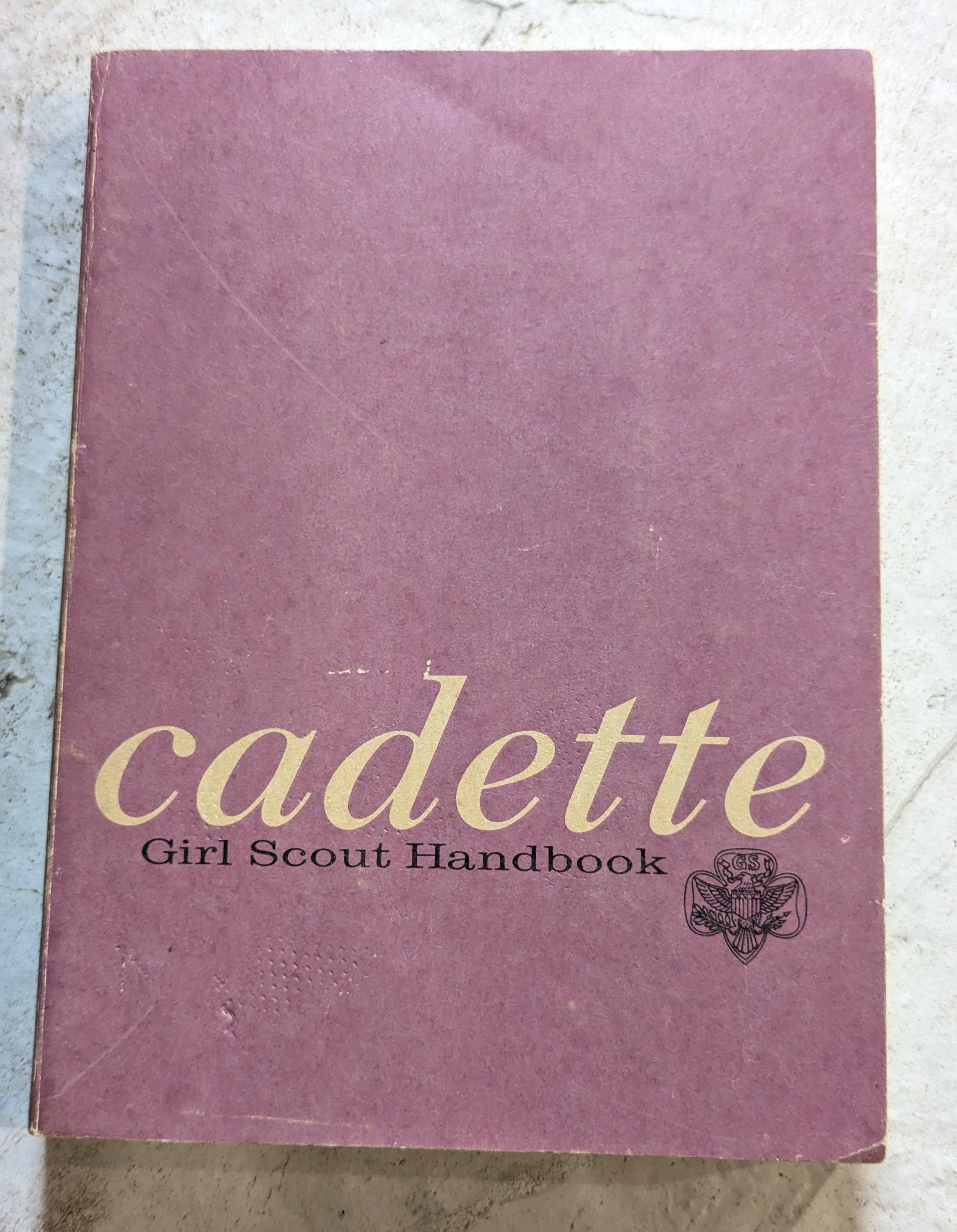 1963 Cadette Girl Scout Handbook, First Edition Soft Cover - Etsy