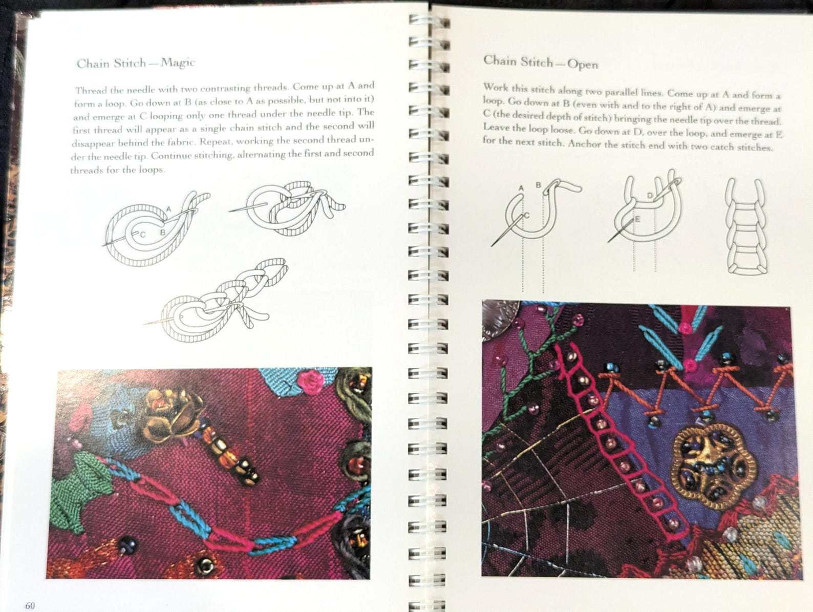 Elegant Stitches by Judith Baker Montano 1995 Embroidery Book Spiral ...