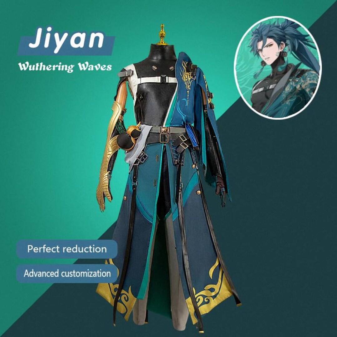 Wuthering Waves Ji Yan Handmade Cosplay Complete Costume Ji Yan Wig Ji ...