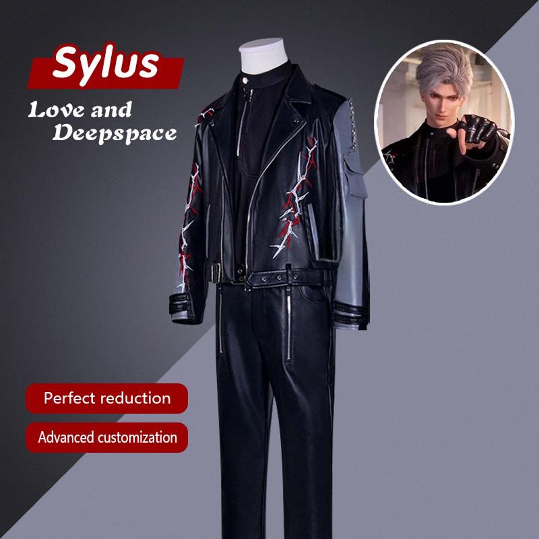 Love and Deepspace Sylus Obsidian Judgement Handmade Cosplay Complete ...