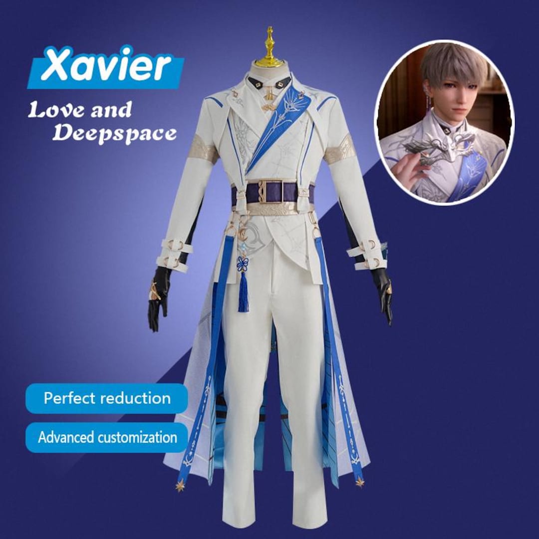 Love and Deepspace Xavier Handmade Cosplay Complete Costume Xavier Wig ...