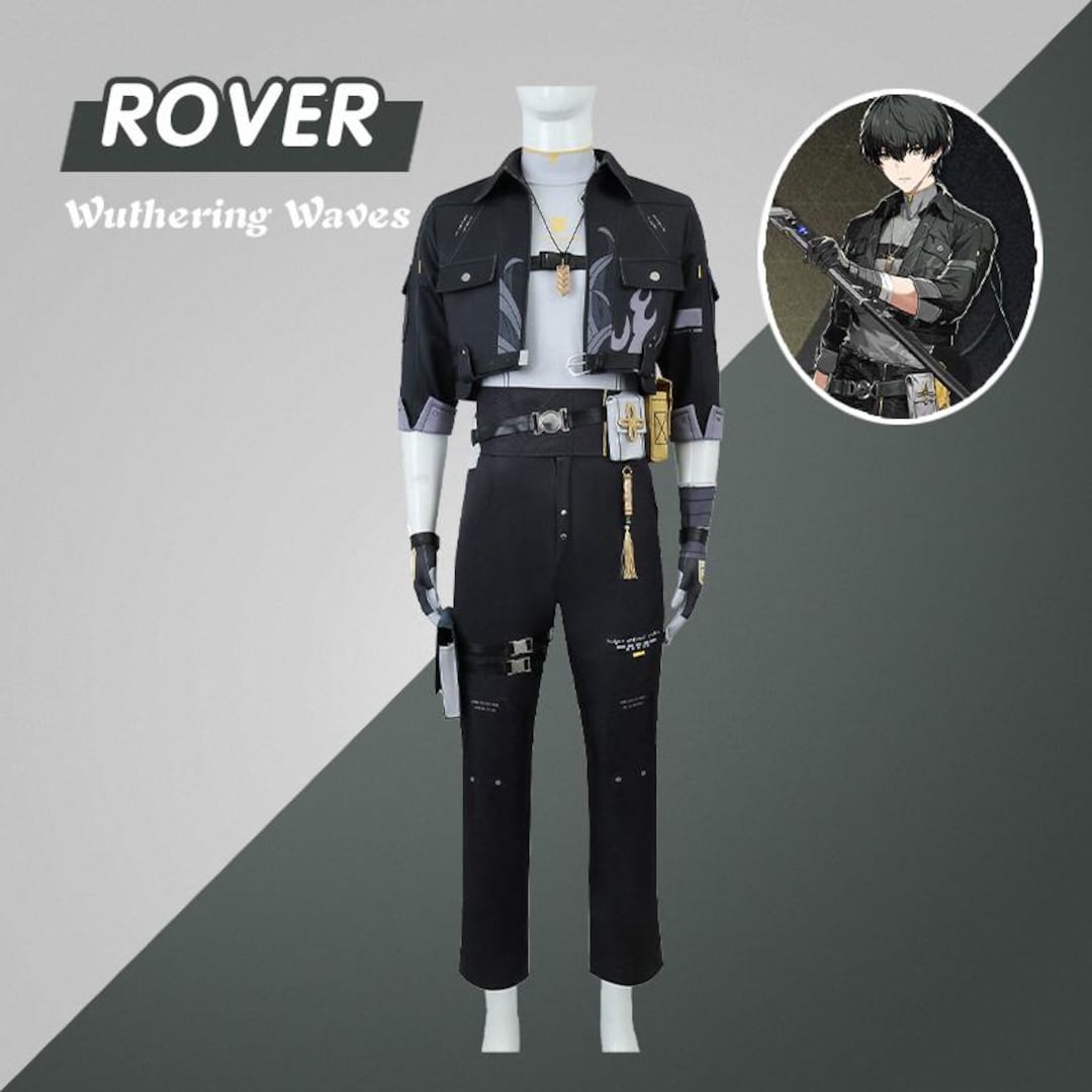 Wuthering Waves Rover Handmade Cosplay Complete Costume Rover Wig Rover ...