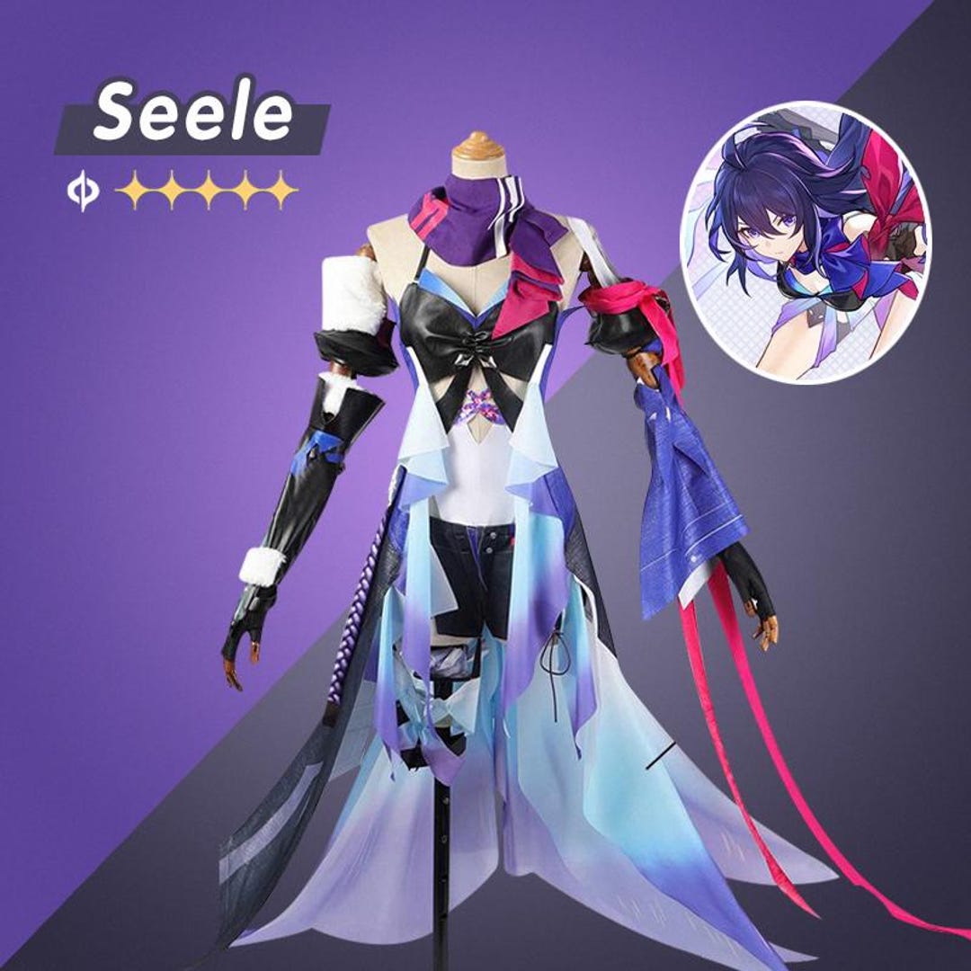 Honkai: Star Rail Seele Handmade Cosplay Complete Costume Seele Wig Seele Shoes - Etsy
