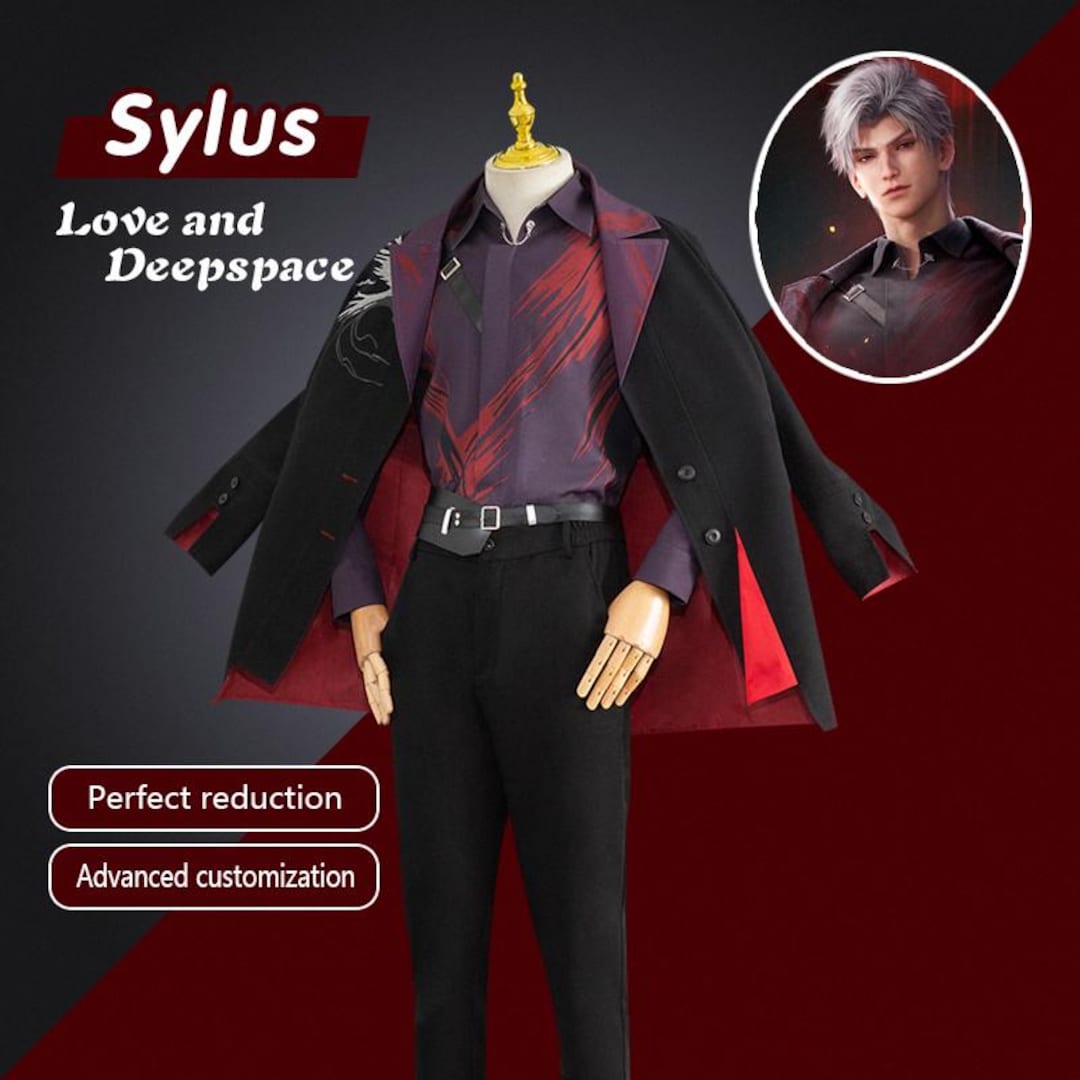 Love and Deepspace Sylus Crimson Veil Handmade Cosplay Complete Costume ...