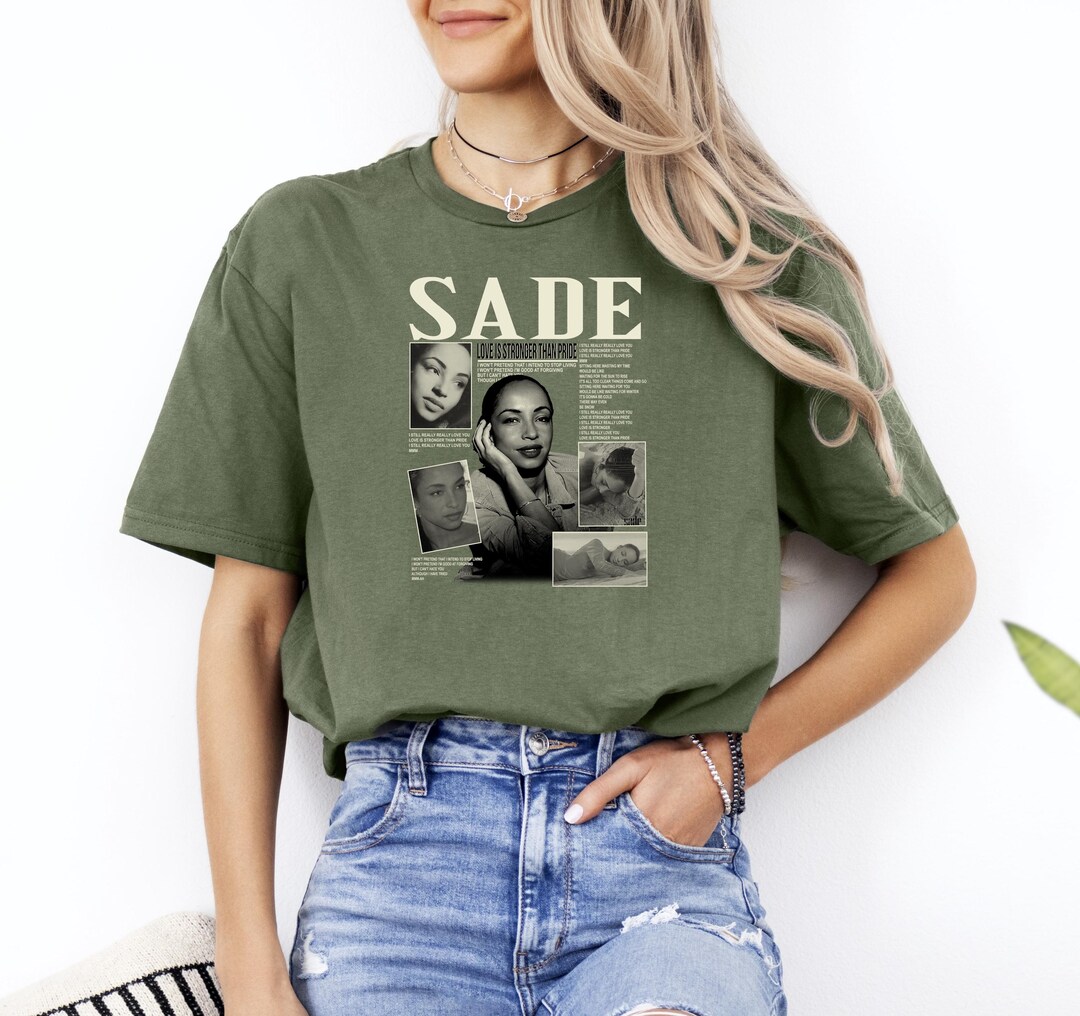 The Best of Sade Merch T-shirt, Love is Stronger T-shirt, 90s Sade ...